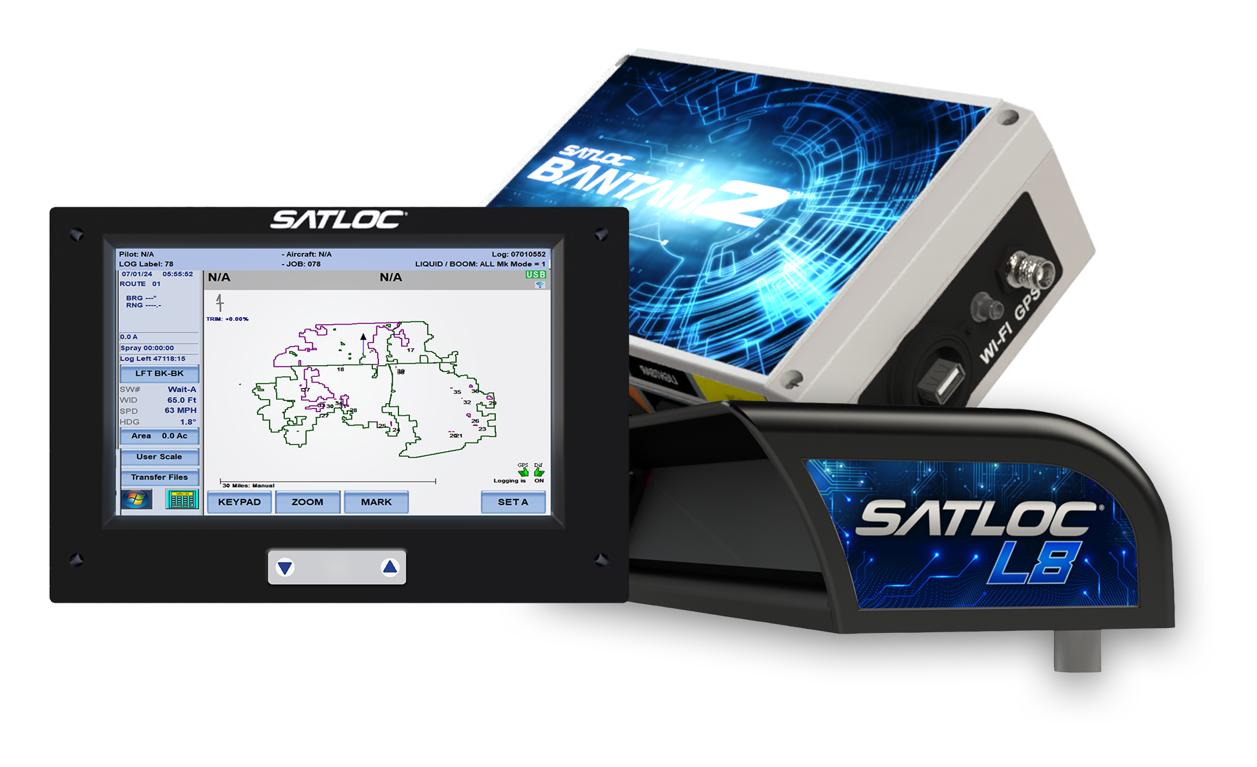 Satloc - Guidance & Flow Control Systems for Aerial Application
